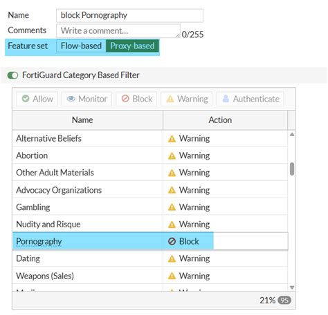 Technical Tip How To Block Specific Nsfw Websites Fortinet Community