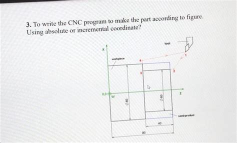 Solved To Write The CNC Program To Make The Part Chegg