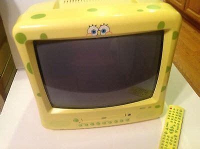 Rare Spongebob Squarepants All In One 13 Tv Dvd Player Television