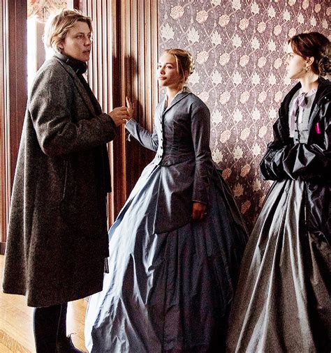 Florence Pugh Behind The Scenes Of Little Women 2019
