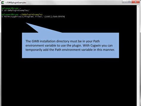 The Gwb Installation Directory Must Be In Your Path Ppt Download