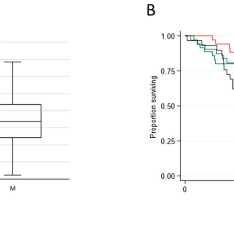 Rerg Analyses In Relation To Sex A And Survival B In The Affymetrix Download Scientific