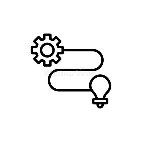 Implementation Icon Set Business Execute Technology Vector Symbol In