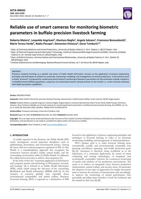 Pdf Reliable Use Of Smart Cameras For Monitoring Biometric Parameters