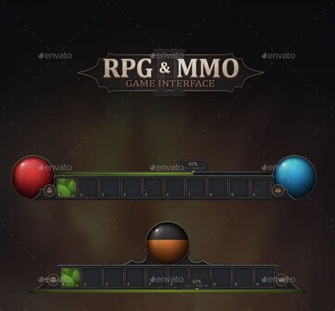 Rpg And Mmo Game User Interface Game Assets Graphicriver Rpg And Mmo Game User Interface Game Assets Graphicriver