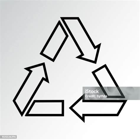 재활용 아이콘 기호 개요 디자인 낭비 벡터 일러스트 레이 션 0명에 대한 스톡 벡터 아트 및 기타 이미지 0명 3가지 개체 감소 Istock