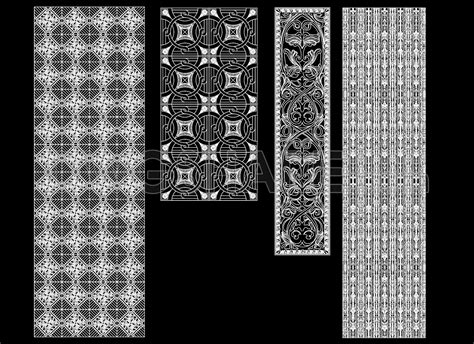 148 The Cad Drawings For Floral Patterned Walls For Free Download