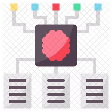 Data Algorithm Icon Download In Flat Style
