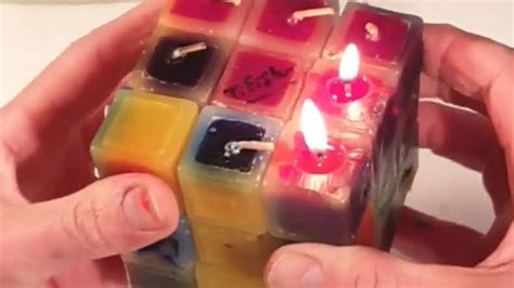 Watch This Man Solve A Rubik S Cube While It S On FIRE Video