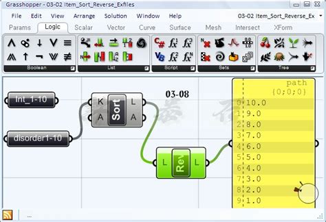 Grasshopper Tutorial Basic 제 3 부 Logic2 1 네이버 블로그