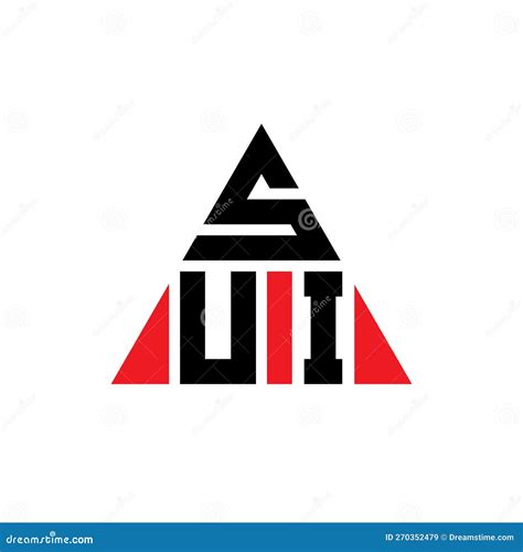 Sui Triangle Letter Logo Design With Triangle Shape Sui Triangle Logo