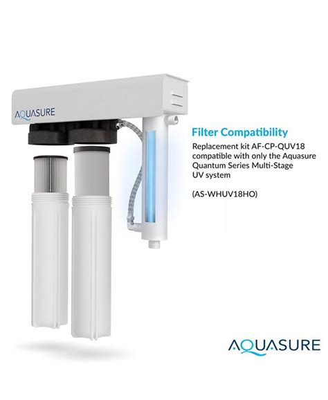 Aquasure Quantum Series Multi Stage Complete Replacement Filter Kit