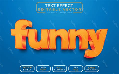 Funny Text Effect Vector File Illustrator Premium Funny Text Effect Vector File Illustrator Premium
