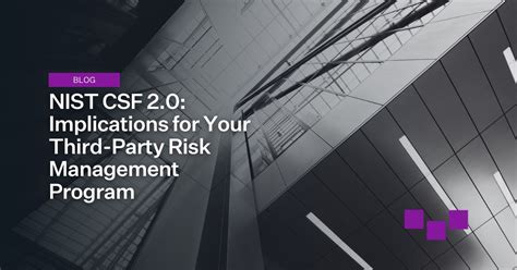 Prevalent Third Party Risk Management On Linkedin Nist Csf 2 0 Implications For Your Tprm