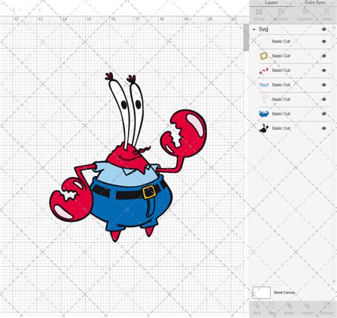 Mr Krabs Spongebob Squarepants Svg Dxf Eps Png Svgshopart