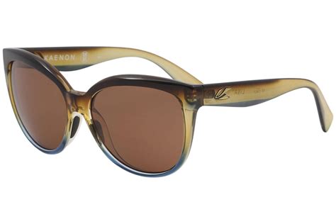 Kaenon Womens Lina Fashion Square Polarized Sunglasses