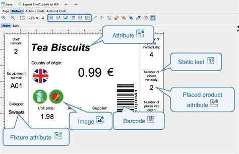 Shelf Label Objects Manual Quant Intelligent Retail Platform