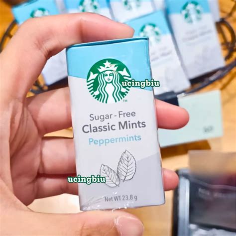 Starbucks Sugar Free Classic Mints Peppermints Candy Candy Shopee