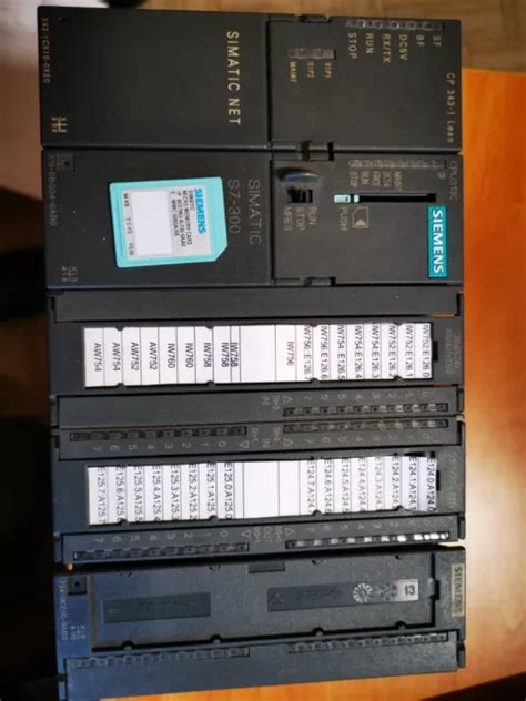 PLC SIEMENS SIMATIC S7-300 Cpu313C Con Mmc E Lean - Nuovo, Mai Usato £ ...
