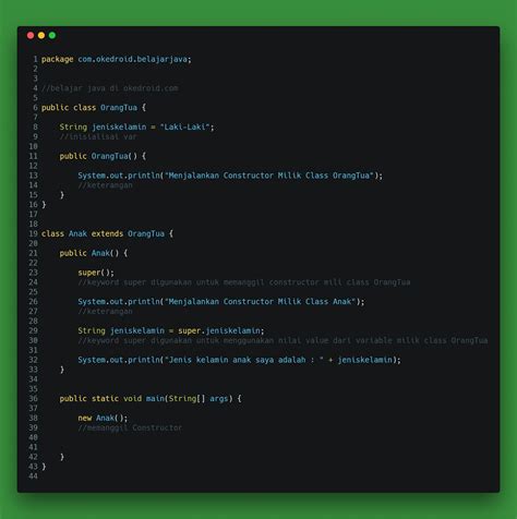 Belajar Mengenal Perbedaan Keyword Super Dan This Di Kegiatan Java
