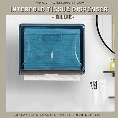 Vip Interfold Tissue Dispenser Blue Tissue Holder Abs For Toilet