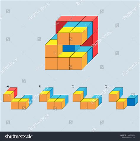 Intelligence Question Cube Completion Test Iq Stock Vector Royalty Free 1542730628 Shutterstock