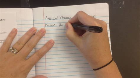 Sample Lab Notebook Format