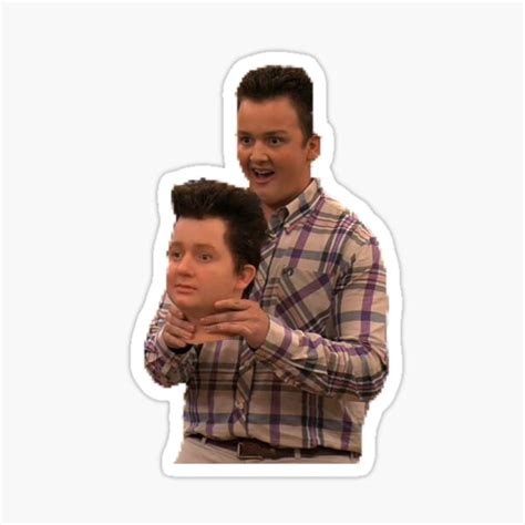 Icarly Gibby Head Clone Sticker For Sale By Wickedrug Redbubble