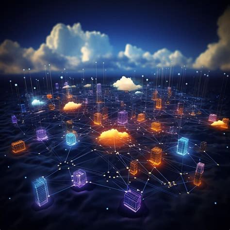 Premium Ai Image Cloud Computing And Internet Of Things Concepts