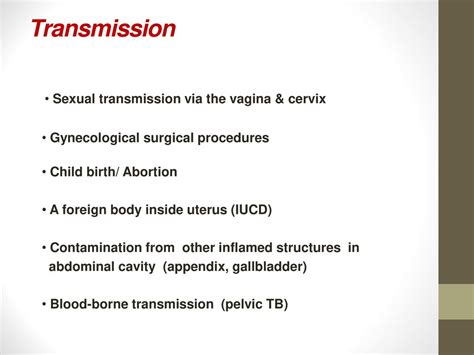 Pelvic Inflammatory Disease Ppt Download