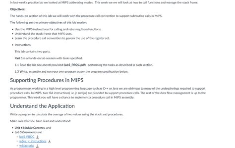 Solved In Last Week S Practice Lab We Looked At MIPS Chegg Com