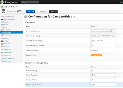 How To Send Data From Mssql To Thingworx Ptc Community