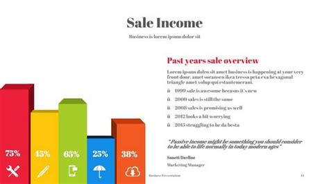 Enhance Data Visualization With Vibrant Bar Chart Icons Powerpoint Template Free Download