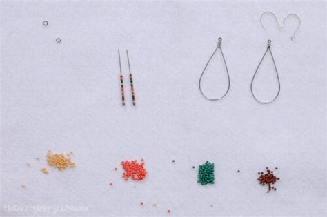 3 Seed Bead Earring Tutorials For Beginners The Crafty Blog Stalker