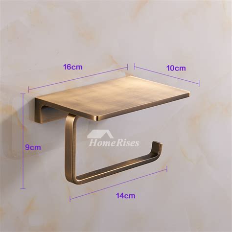 Polished Brasschromeantique Brassorb Toilet Paper Holder Shelf