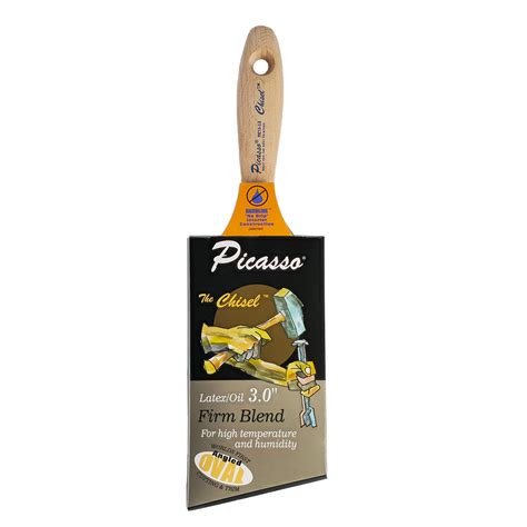 Proform Pic13 30 3 Chisel Picasso Oval Angled Brush With Beaver Tail