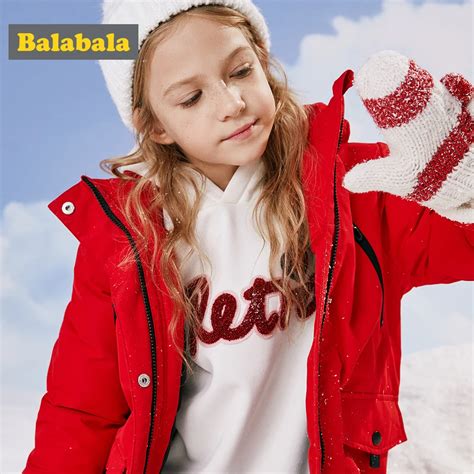 Balabala Children Outerwear Winter Jackets Toddler Thicken Down Coats ...