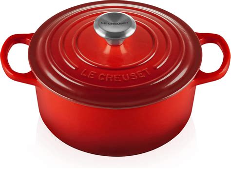 Le Creuset Cast Iron Pot 20cm Cerise Home And Kitchen