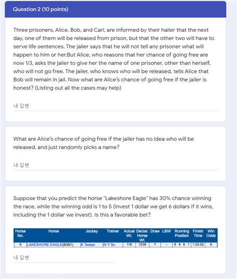 Solved Question Points Three Prisoners Alice Bob Chegg Com