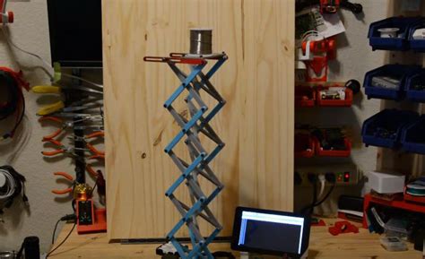 diy raspberry pi controlled scissor lift robotic gizmos