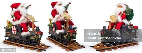 산타 클로스 장식 요소 흰색 배경에 고립 된 크리스마스 장식 요소 세트 클리핑 경로 포함 12월에 대한 스톡 사진 및 기타 이미지 Istock