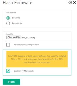 HPE ILO Firmware Upgrade TheDXT