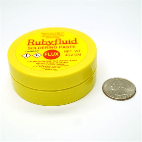 Ruby Paste Flux 2 Oz Finishing Chemicals Delphi Glass