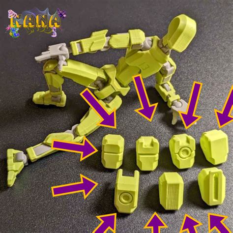 Set Đầu Thay Thế Cho Dummy 13 In 3d Mô Hình Lắp Ráp Nhân Vật Chỉ Có