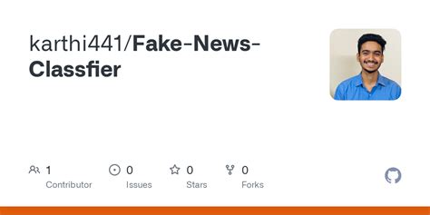 Github Karthi441fake News Classfier