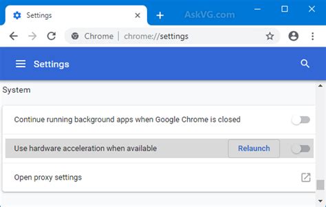 Disable Hardware Acceleration In Google Chrome Firefox