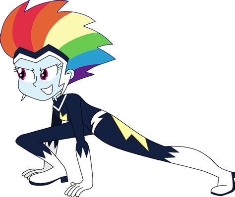 Action Pose Dashie By Rarity525 On Deviantart