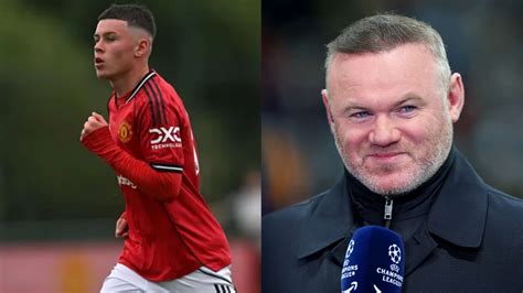 Man Utds Next Generation Wayne Rooney Present As Son Kai Comes On As