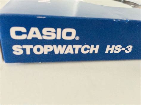 Brand New Casio Handheld Stopwatch Timer Model Hs 3v 1r Mobile Phones