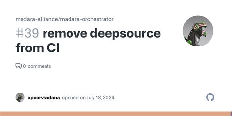 remove deepsource from ci · issue 39 · karnotxyz madara orchestrator